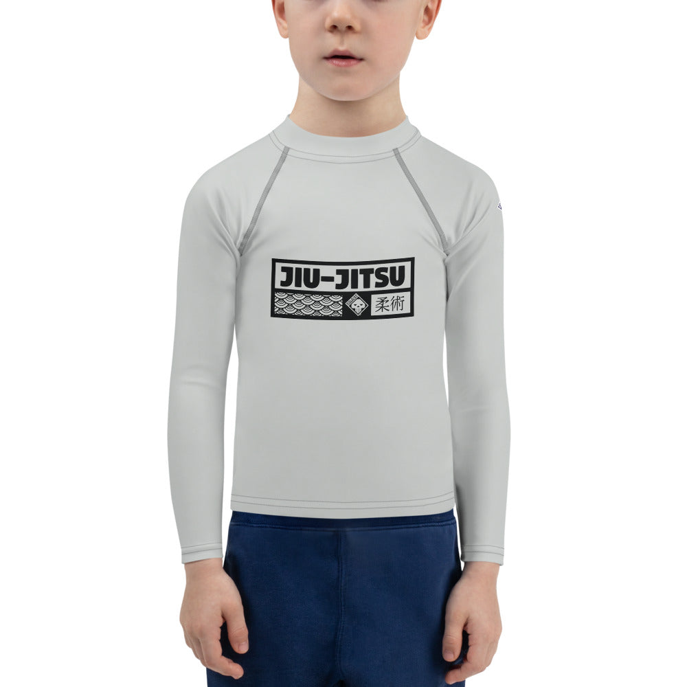 Kid's Boys Long Sleeve BJJ Rash Guard Jiu-Jitsu 018 - Smoke – Soldier ...